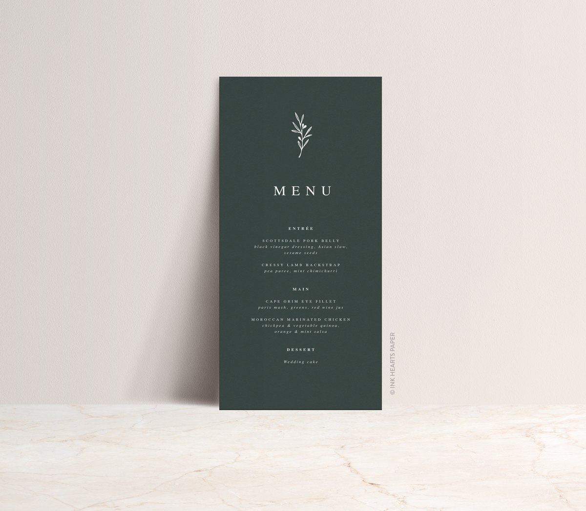 LANA - Menu – Ink Hearts Paper