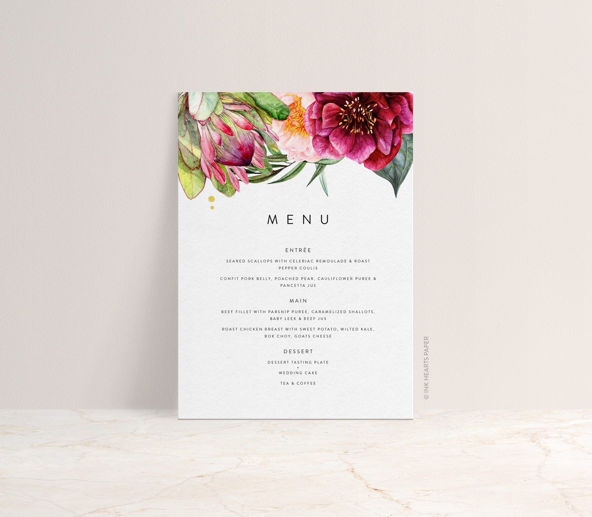 MADDISON - Menu – Ink Hearts Paper